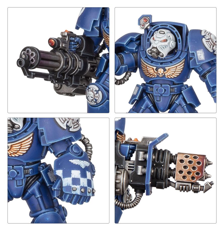 Exterminadores Space Marines Warhammer 40K | Kit 5 Miniaturas 48-90 ...